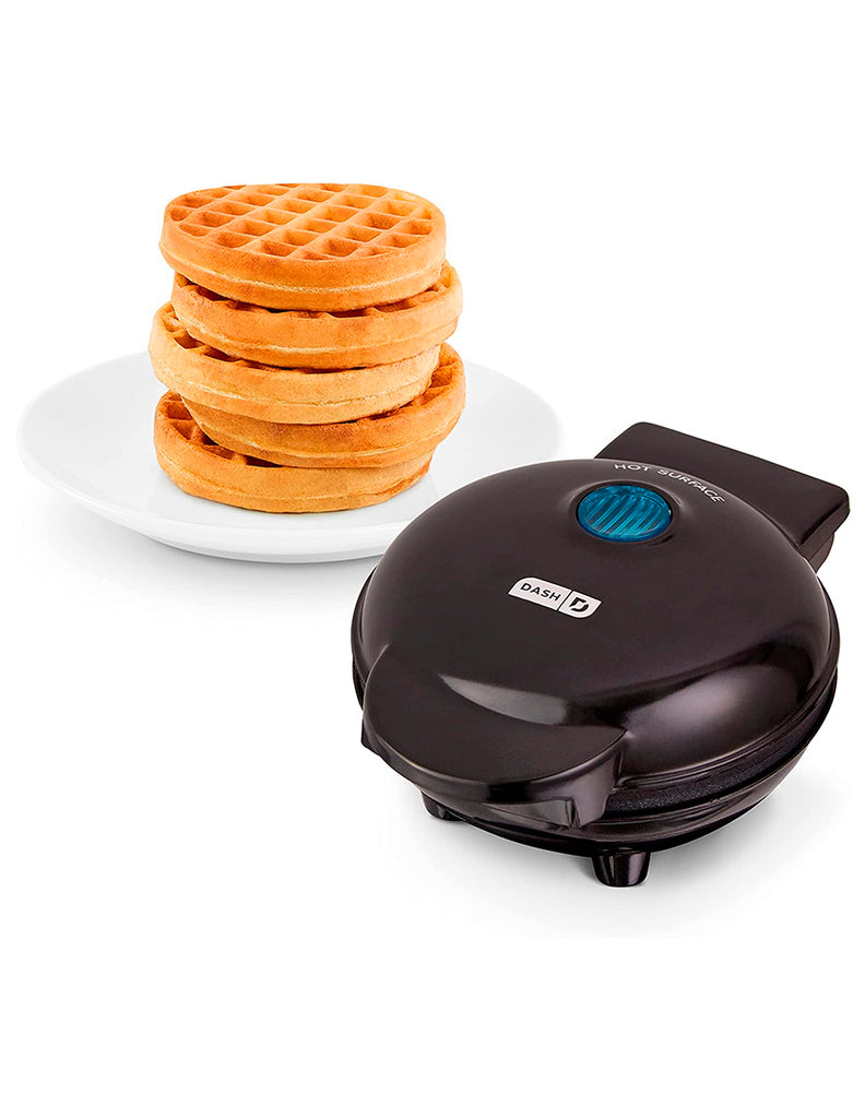 Mini wafflera negro 10 cm Dash – Tendence